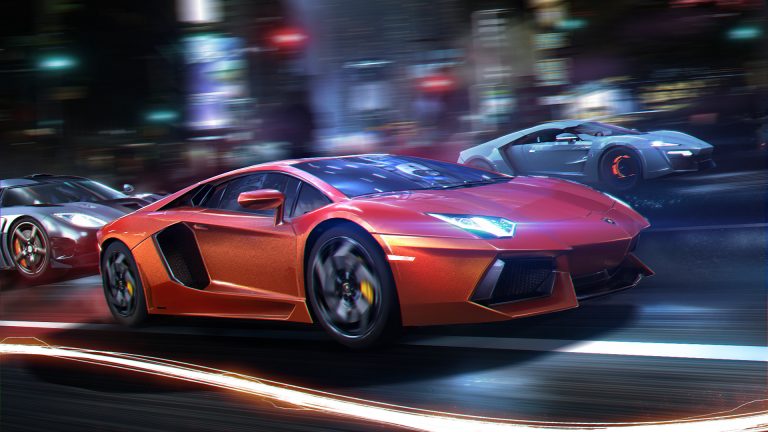 Street racing computer game poster | Windows Spotlight Images