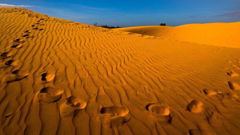 Sunrise on the red rocks formations of the Garden of the Gods in ...