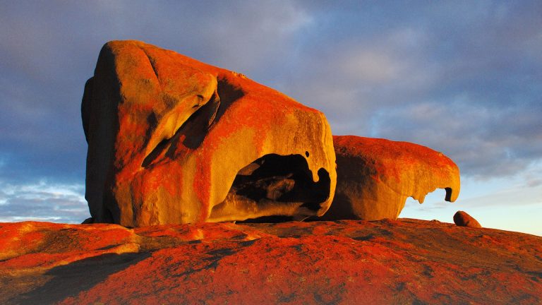 Remarkable rocks at sunset, Kangaroo Island, Flinders Chase National ...