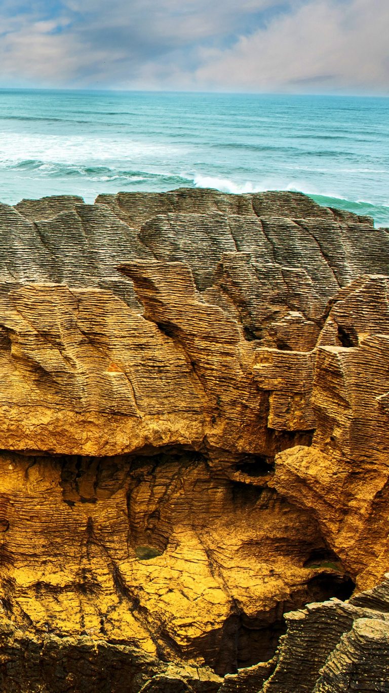 Pancake rock in Punakaiki, Paparoa national park, New Zealand | Windows ...